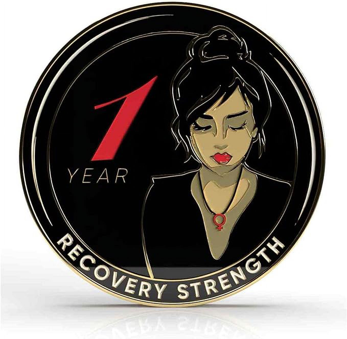 Woman Serenity Recovery Chip Alcoholics Anonymous Chip and Sobriety ...