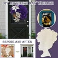 Woman Shape DIY Wooden Crafts Template Wreath Template - Walmart.com
