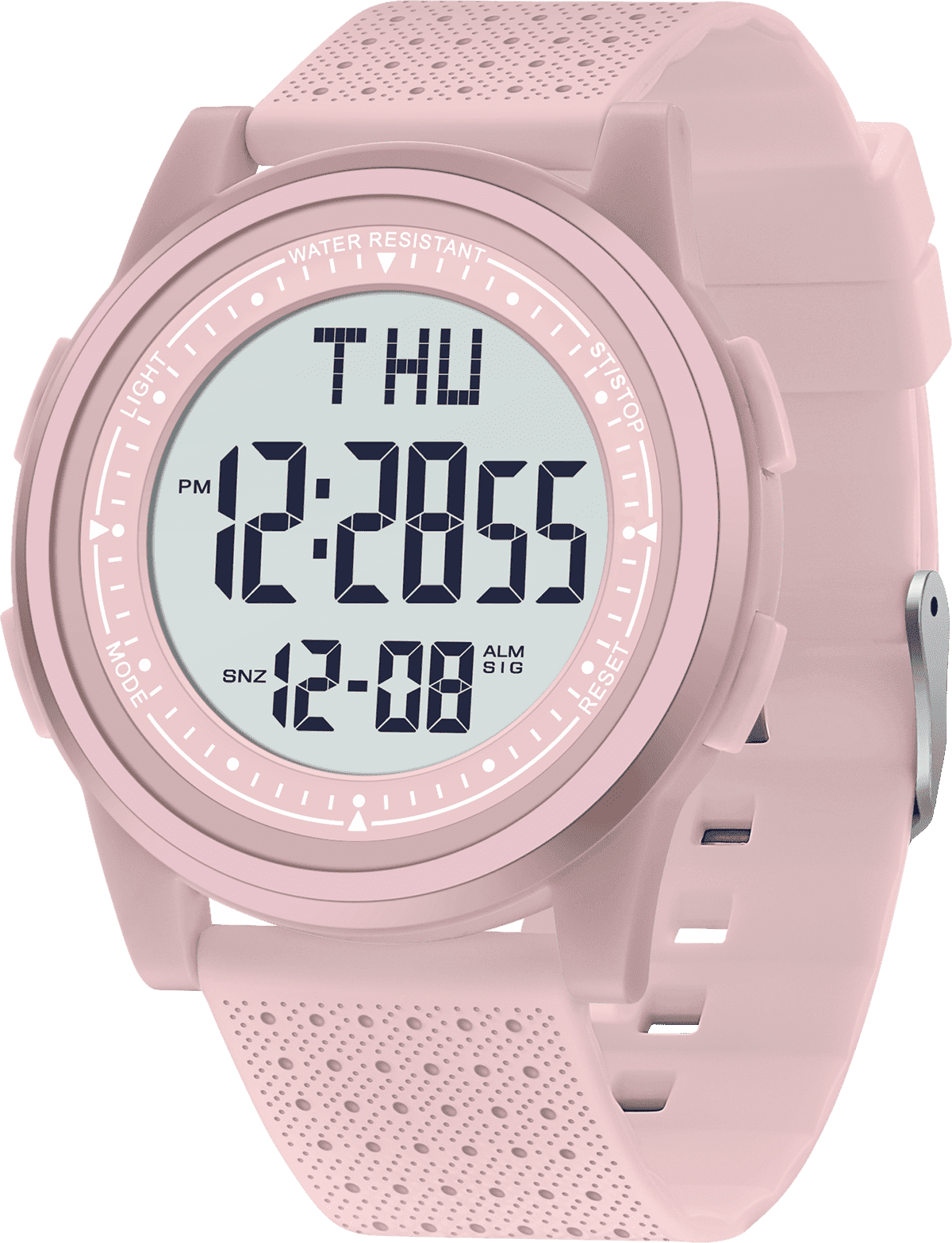 Women's Stopwatch Sports Watch with Dual Time, Alarm, Calendar, and ...