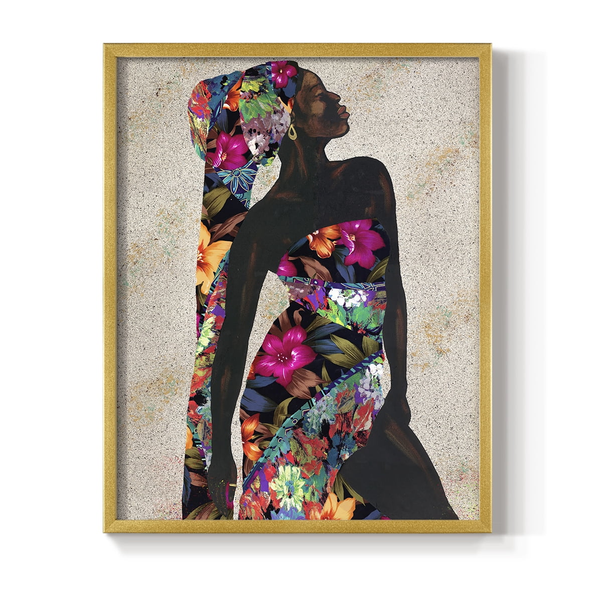 Woman Strong I Framed Print - Solid Wood in Single Picture Frame Solid ...