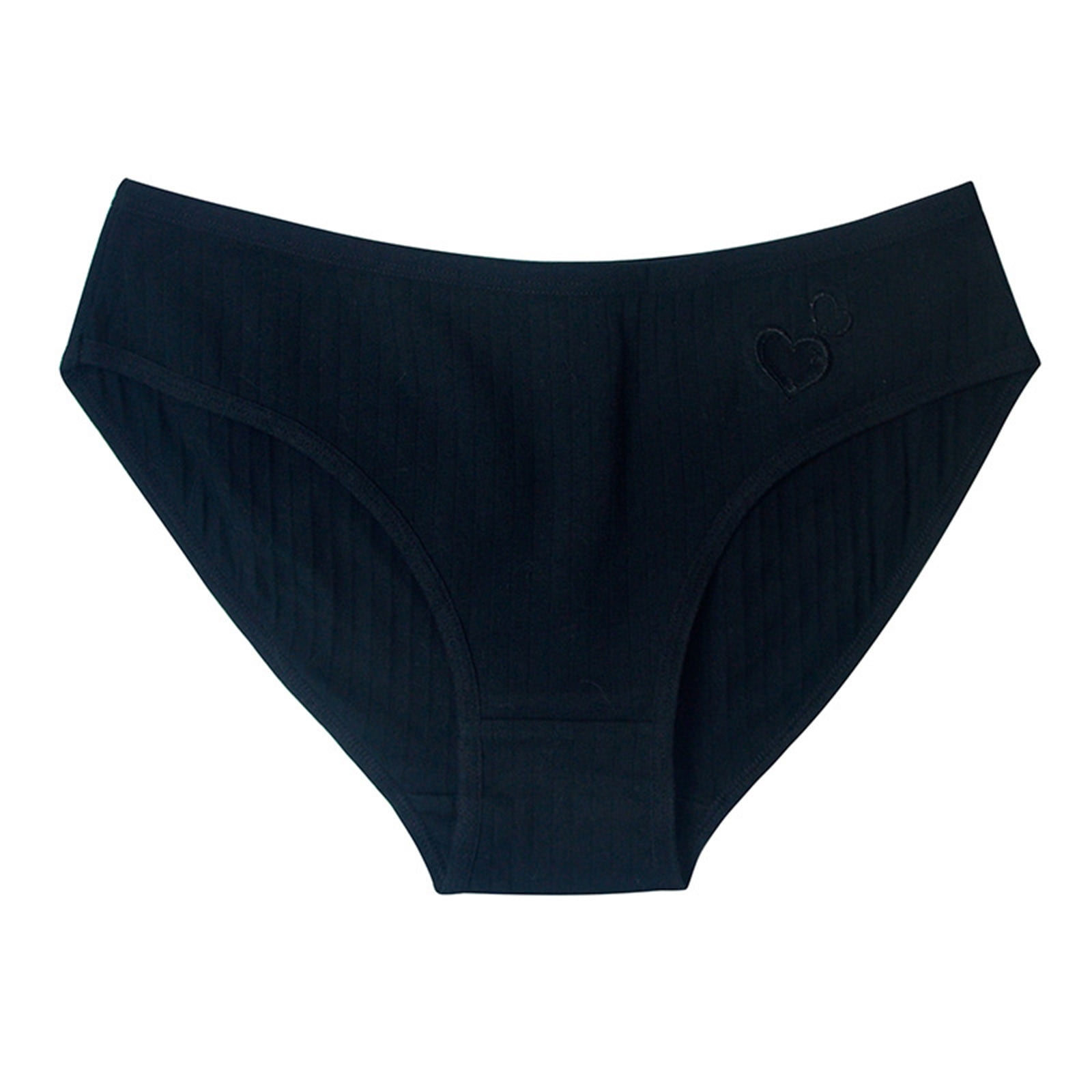 Woman Underwear Low Waisted Sexy Solid Color Cotton Underwear Briefs ...