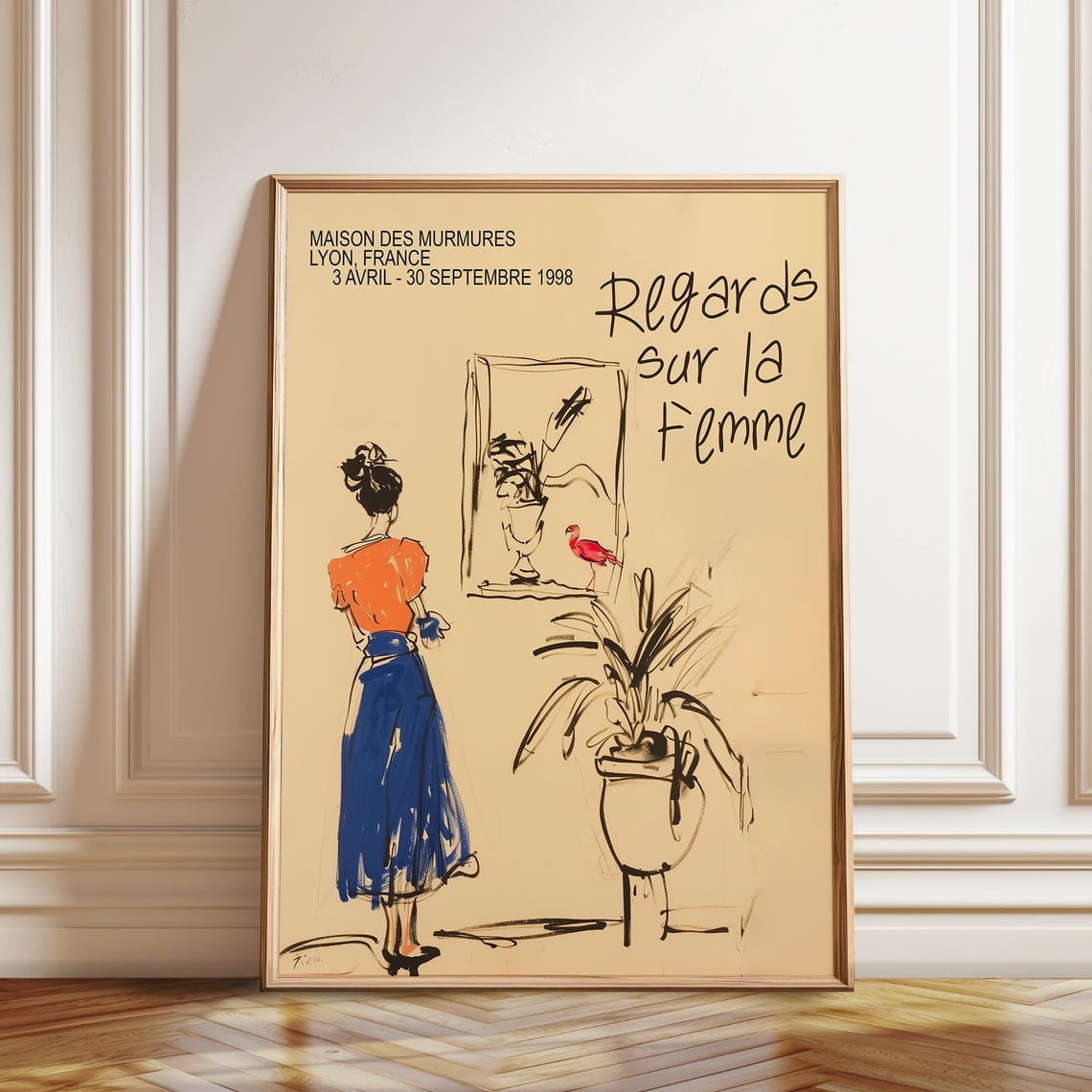 Woman Wall Artfeminine Aesthetic Modern Woman Art Wall Decor - Regards ...