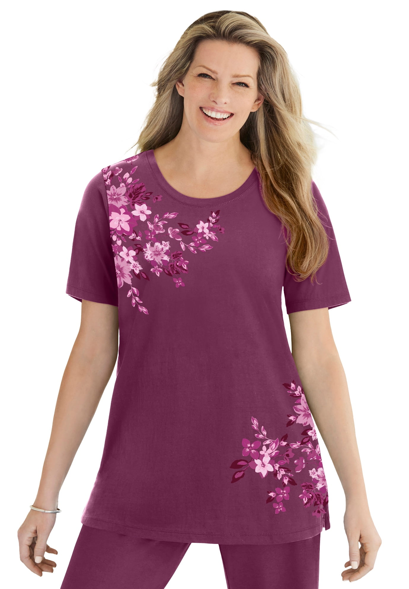 Woman Within Plus Size Graphic Tee - Walmart.com