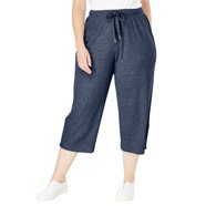 Athletic Works Women's Athleisure Core Knit Capris - Walmart.com