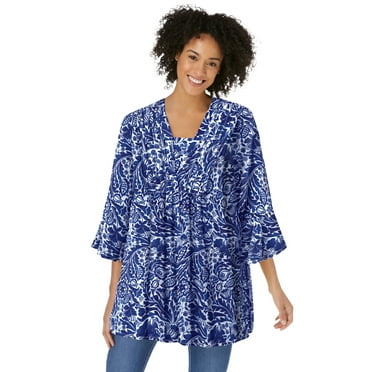 Catherines Women's Plus Size The Timeless Blouse - Walmart.com