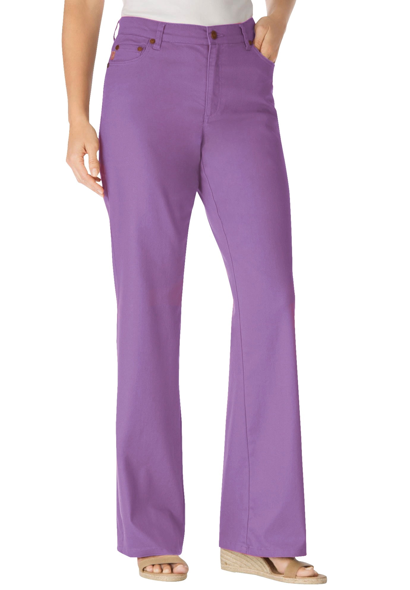 Woman Within Womens Plus Size Bootcut Stretch Jean Jean