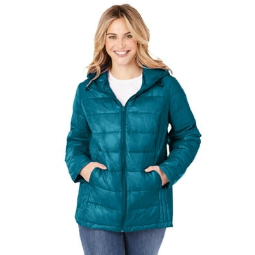 Women's Packable Puffer Jacket Lightweight Puffer Jacket Winter Warm ...