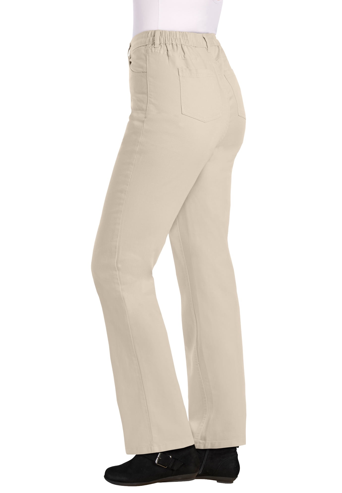 Woman Within Women's Plus Size Perfect Side Elastic Denim Jean ...