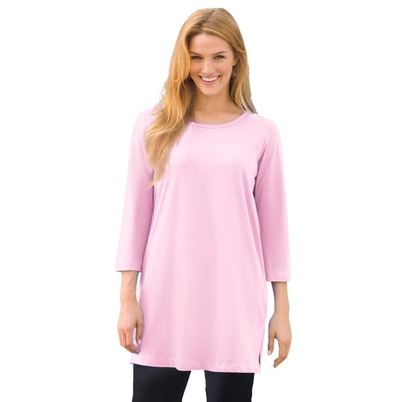 Womens Three Quarter Sleeve Tops