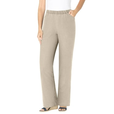 Roaman's Women's Plus Size Petite Complete Cotton Seamed Jean - Walmart.com