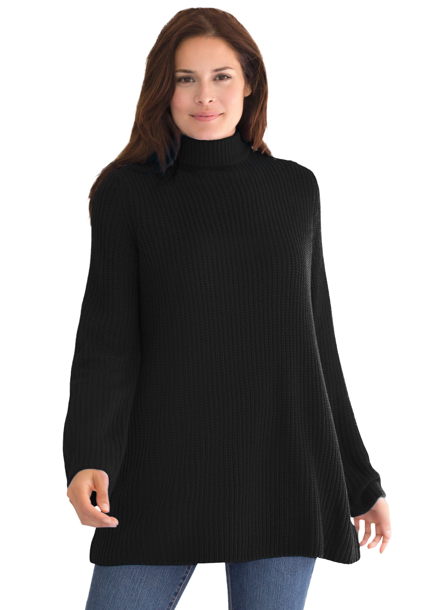 Woman Within Plus Size Pullover Shaker Swing - Walmart.com