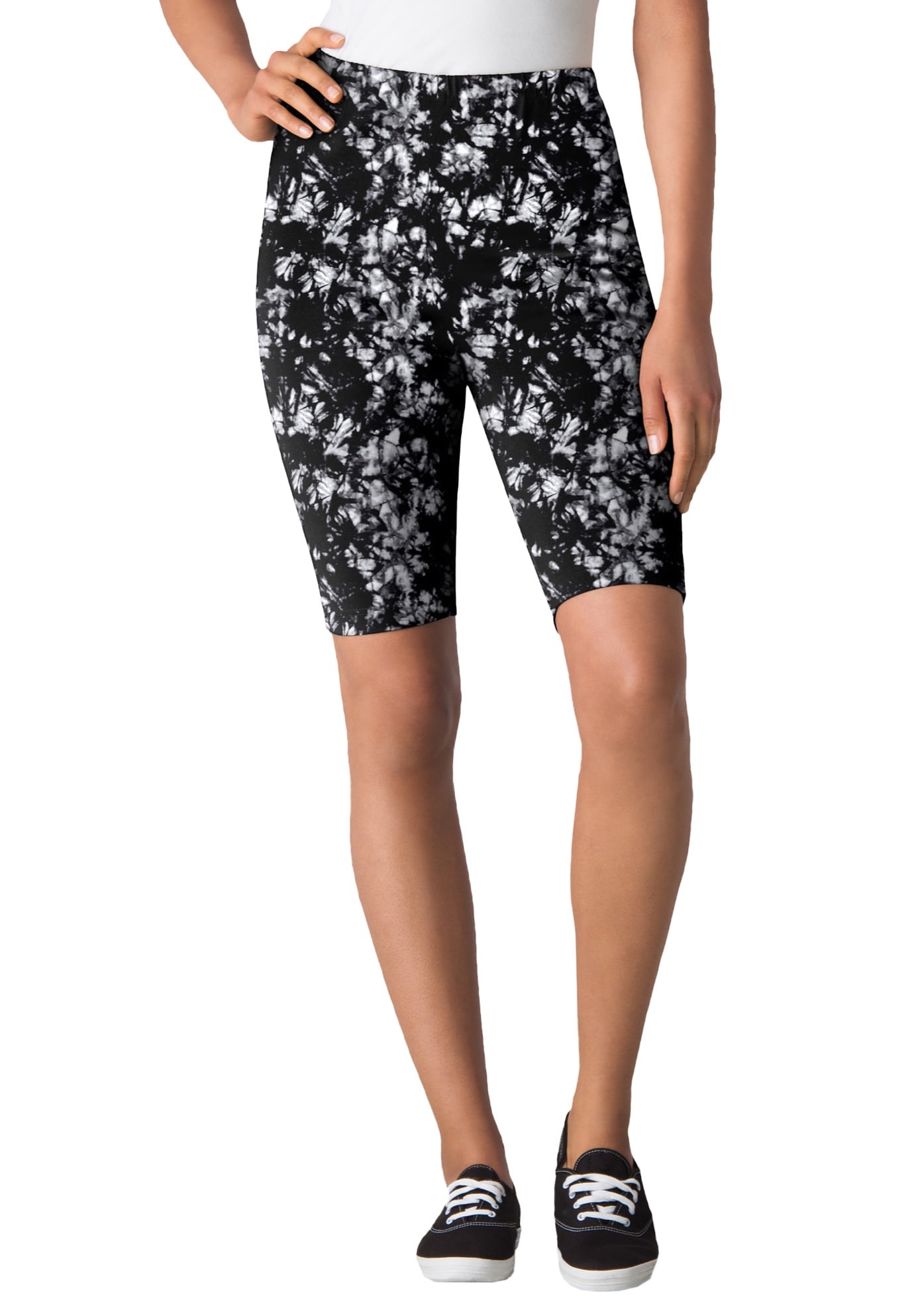 Woman Within Plus Size Stretch Cotton Bike Short - Walmart.com