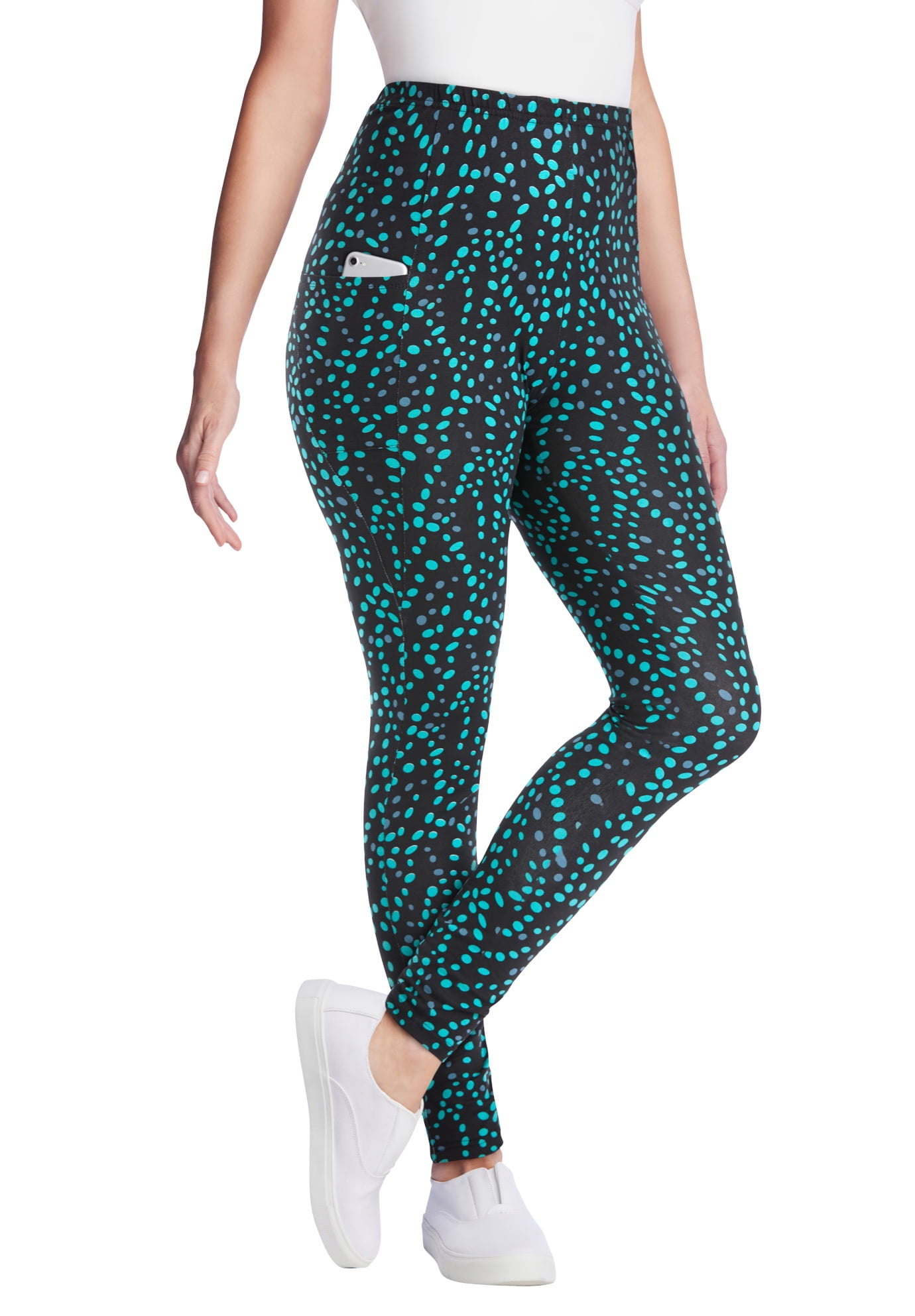 Woman Within Plus Size Tall Pocket Legging - Walmart.com