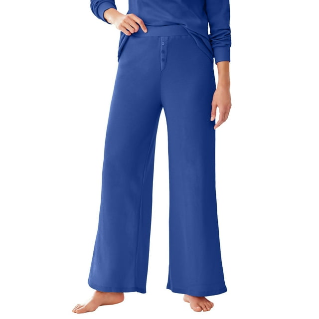 Woman Within Womens Plus Size Thermal Pants