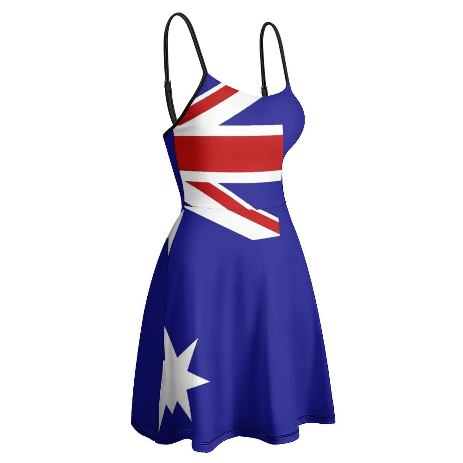 Woman's Dress Australia Day Aussie Flag Creative Exotic Woman's Gown ...