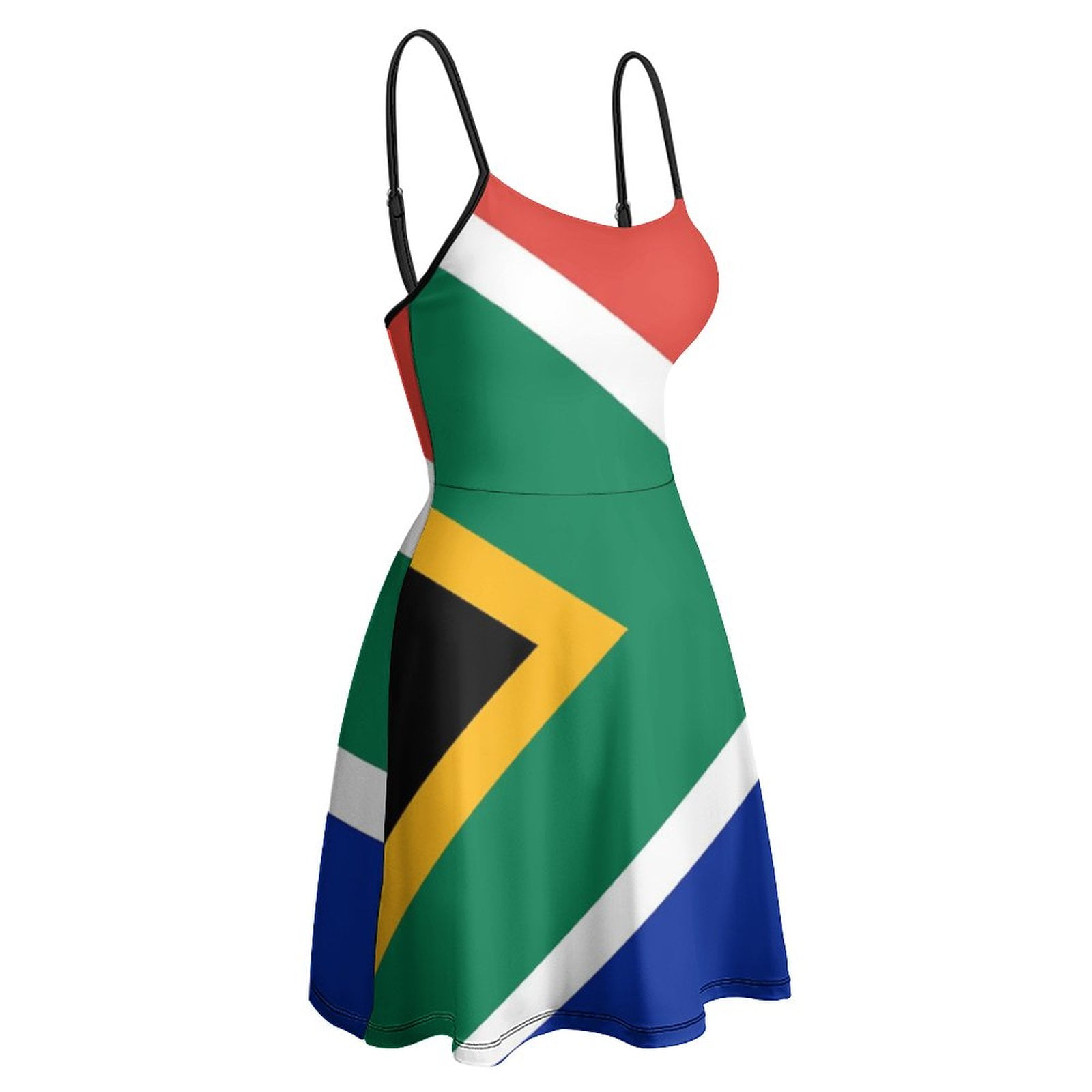 Woman's Dress Exotic South Africa Flag African Rugby Springboks Sticker ...