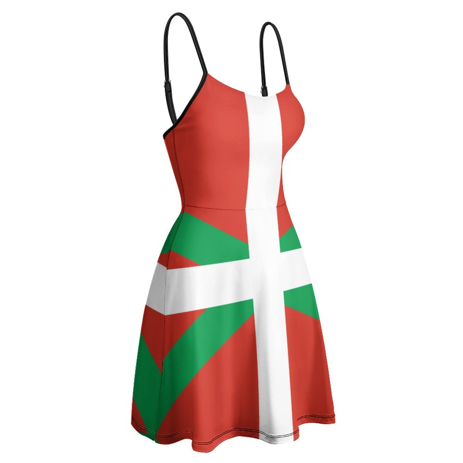 Woman's Dress Flag of The Basque Country Women's Sling Dress Graphic ...