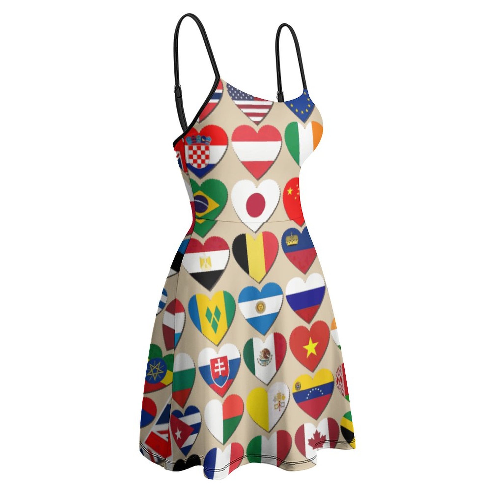 Woman's Dress Flags of The Countries of The World International Gift ...