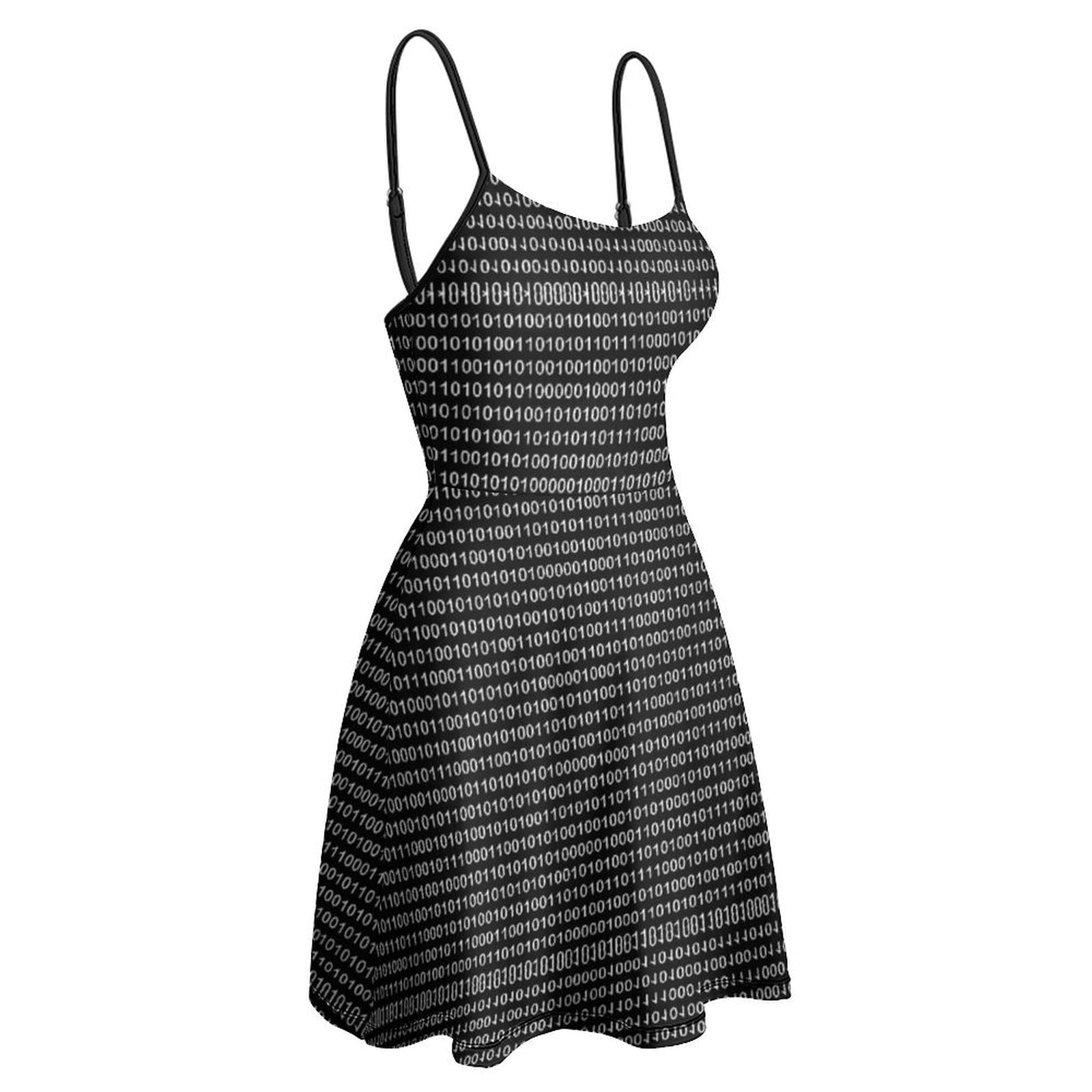 Womans Dress Sexy The Dress The Binary Code Dos Version For Sale Womens Sling Dress Unique