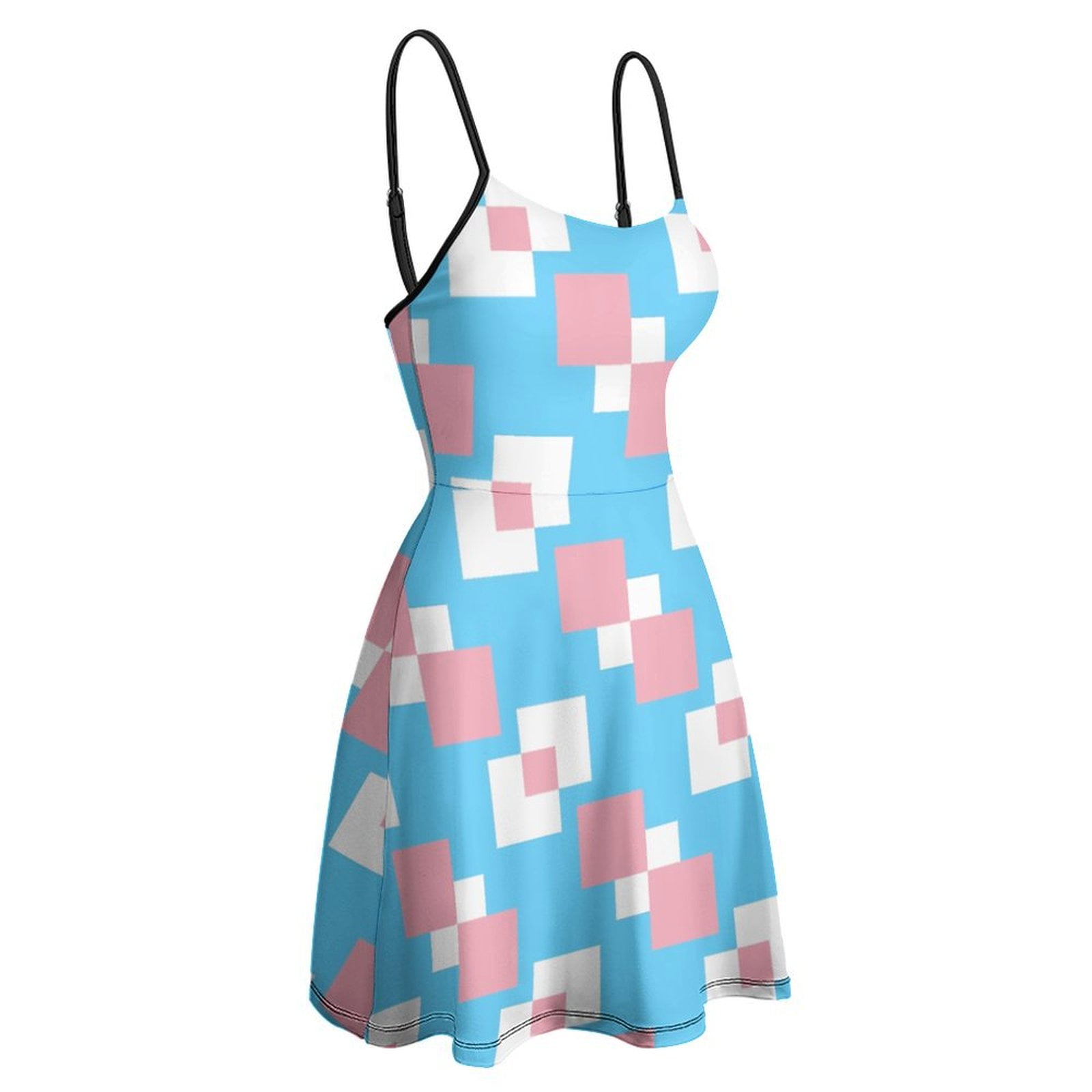 Woman's Dress Woman's Gown Suspender Dress SPD LGBT+ Pride Flags ...