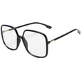 Woman's New Retro Blue Light Blocking Glasses Big frame Nerd Eyeglasses ...