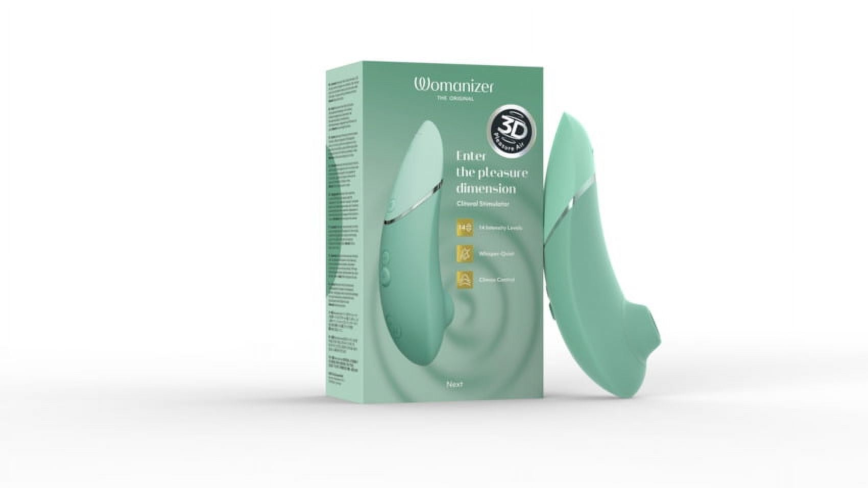 Womanizer Next 3D Pleasure Air Stimulator with Climax Control - Sage ...
