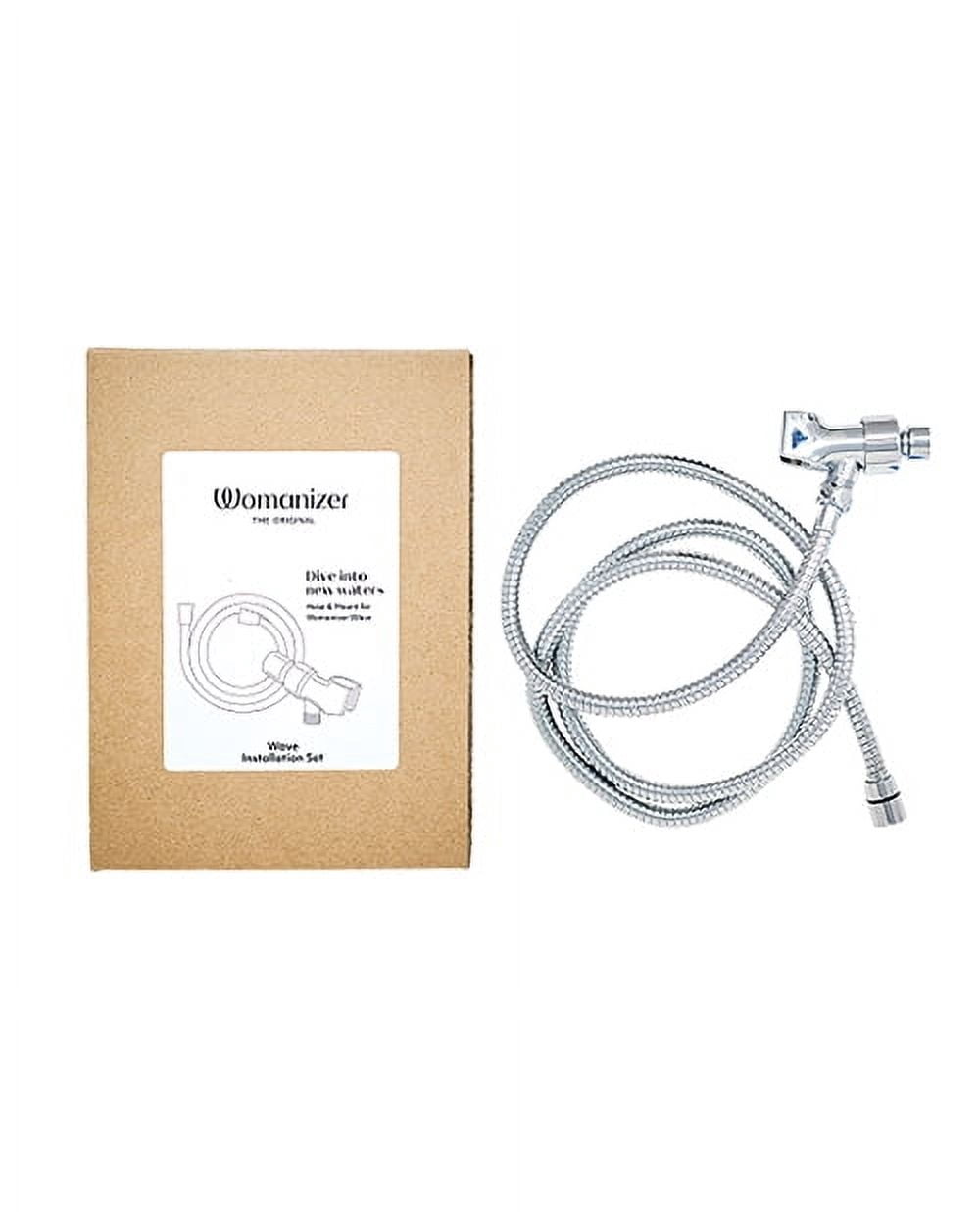 Womanizer Wave Shower Hose & Arm Mount Set - Chrome - Walmart.com