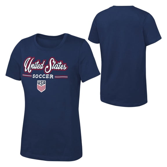 United States Men's National Team USMNT USA Men's Navy Arch-Over Logo ...