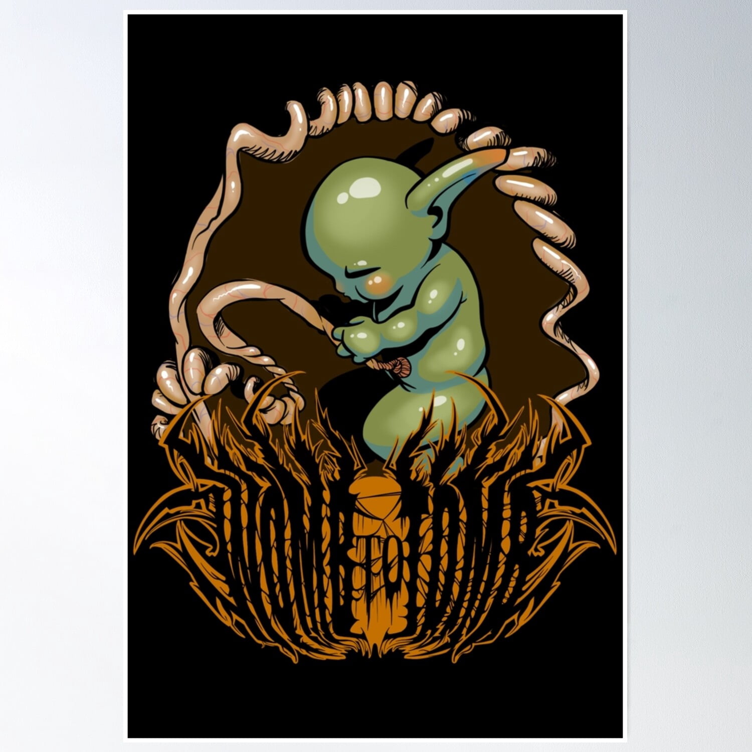 Womb To Tomb Goblin Poster Wall Art, Modern Wall Decor, 8x12 UNFRAMED ...