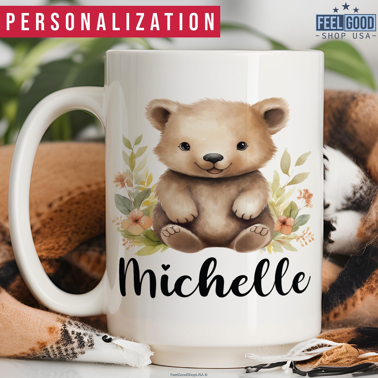 Wombat Mug Personalized Wombat Gift, Custom Wombat Cup With Name ...