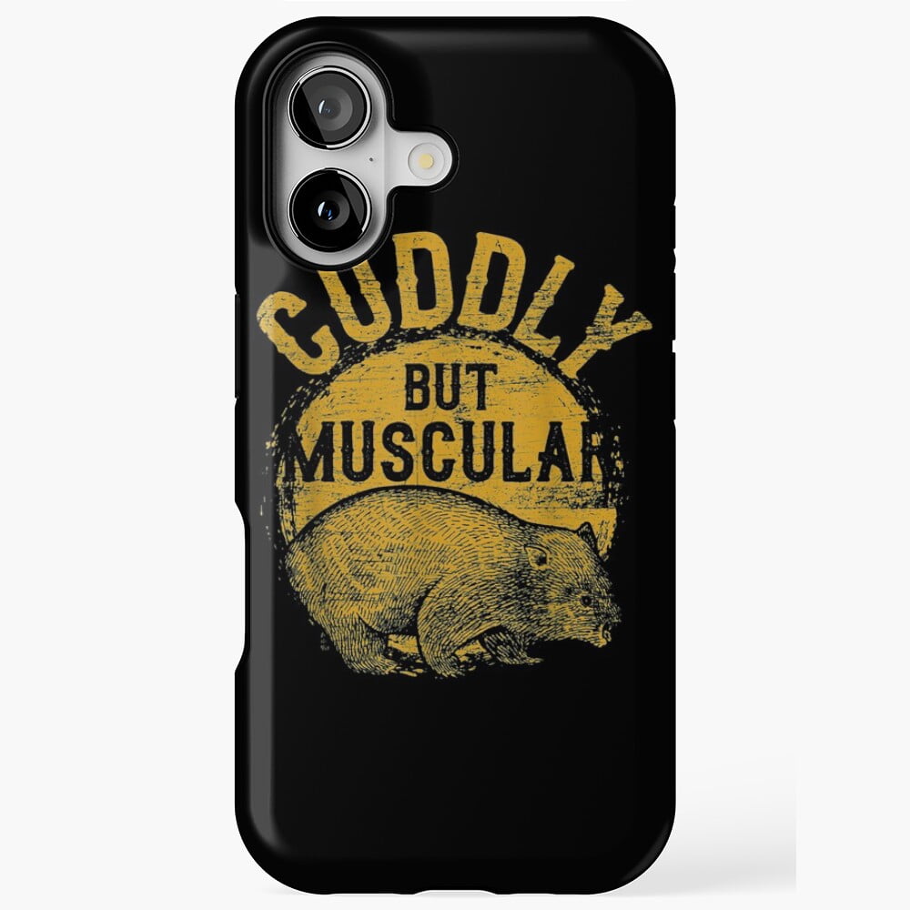 Wombat Outback Australia Wildlife Nature Art for iPhone 17 11 12 13 14 ...