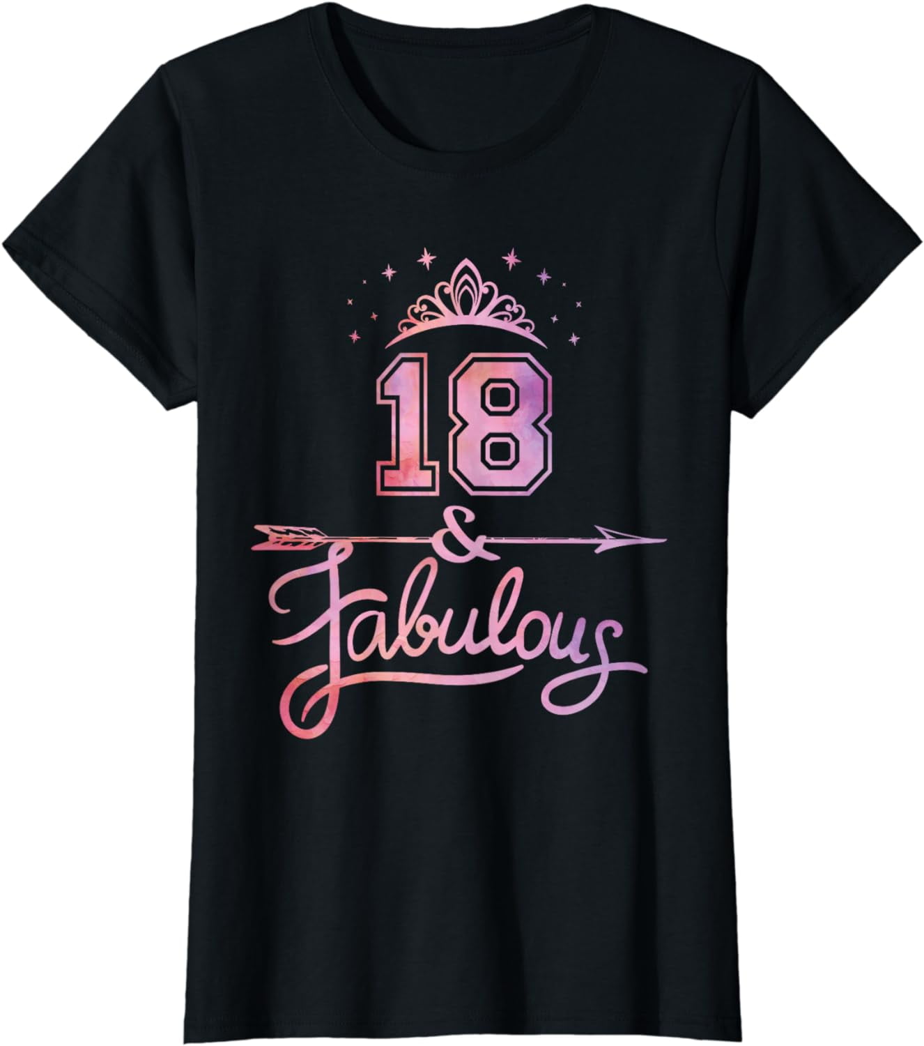 Women 18 Years Old And Fabulous Happy 18th Birthday T-Shirt - Walmart.com