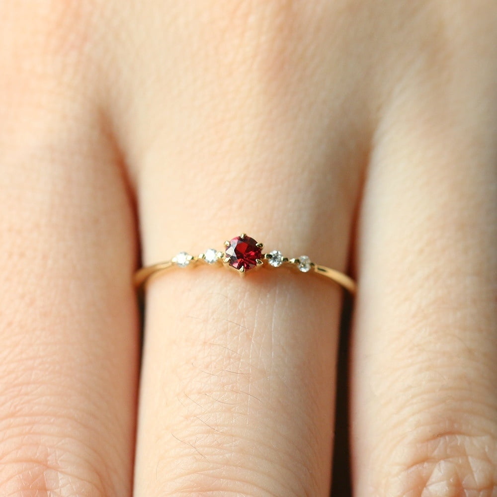 Engagement Simple Gold Rings