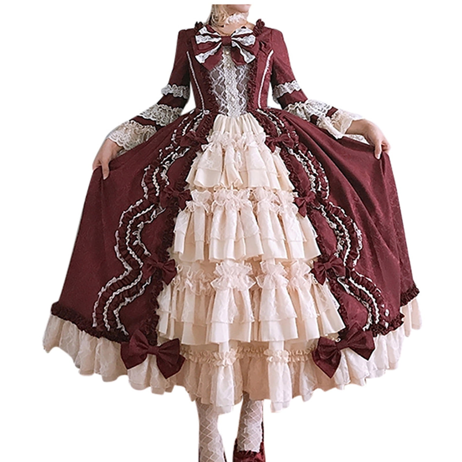 Women 18th Century Renaissance Dress Court Rococo Baroque Marie ...