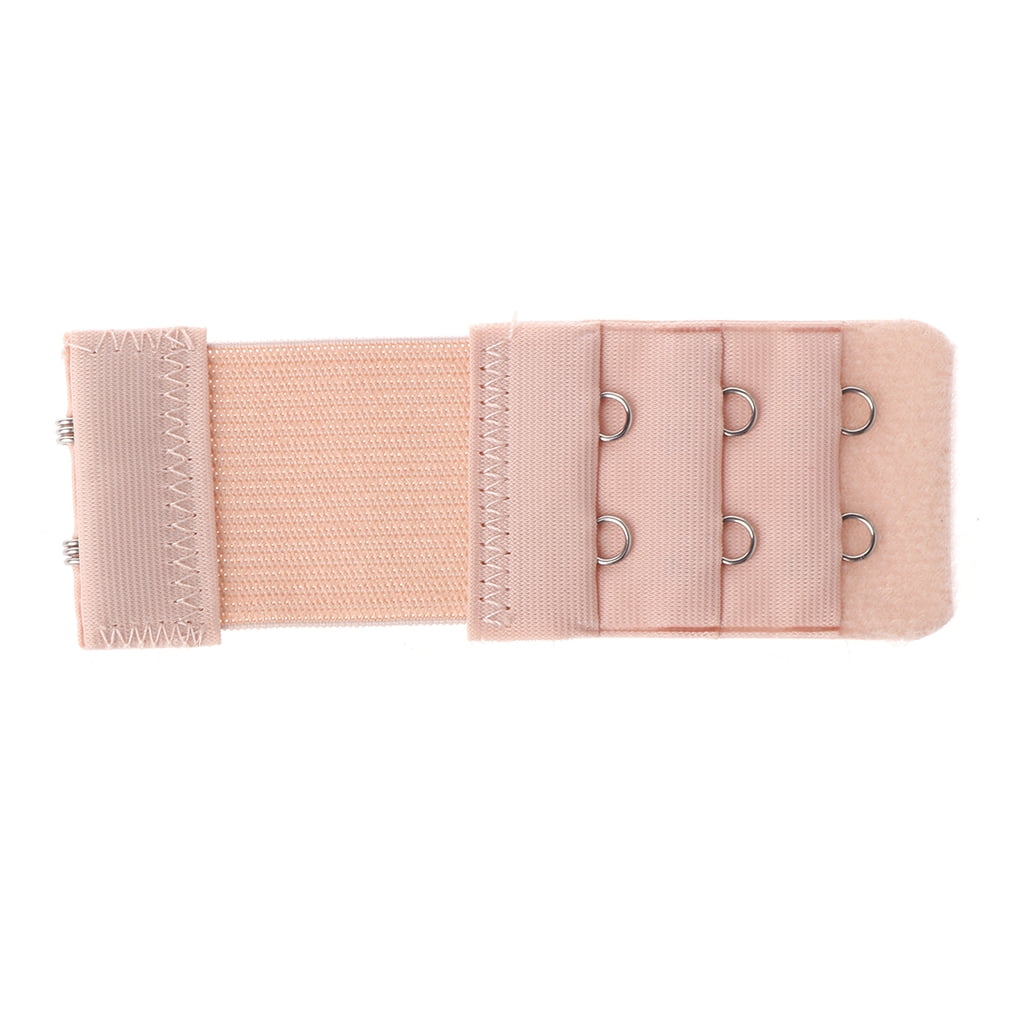 Women 2 Hook Bra Extender Elastic Underwear Extension Strap Clip ...
