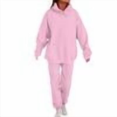 Women 2 Piece Outfits Hoodie Sweatsuits Set Sweatpants Long Sleeve ...