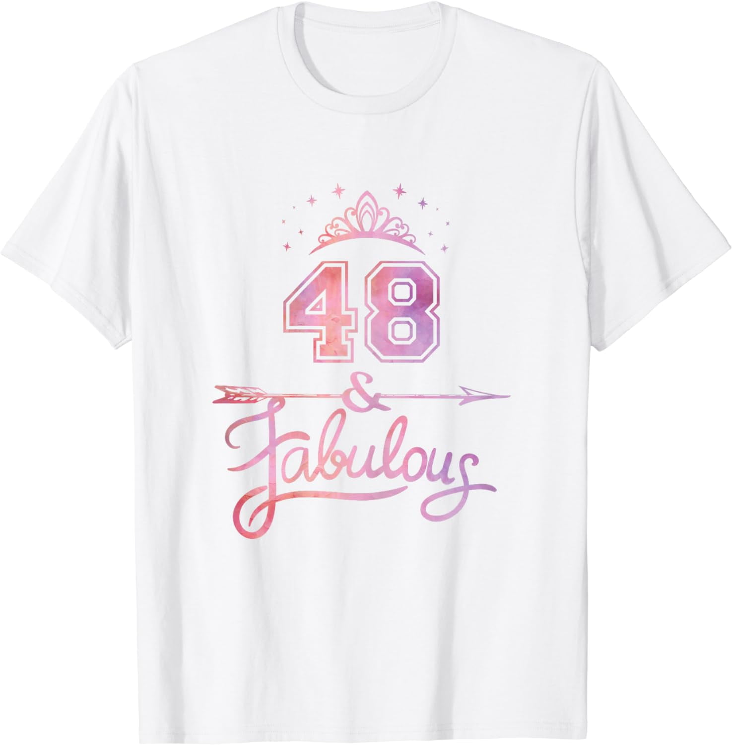 Women 48 Years Old And Fabulous Happy 48th Birthday T-Shirt - Walmart.com
