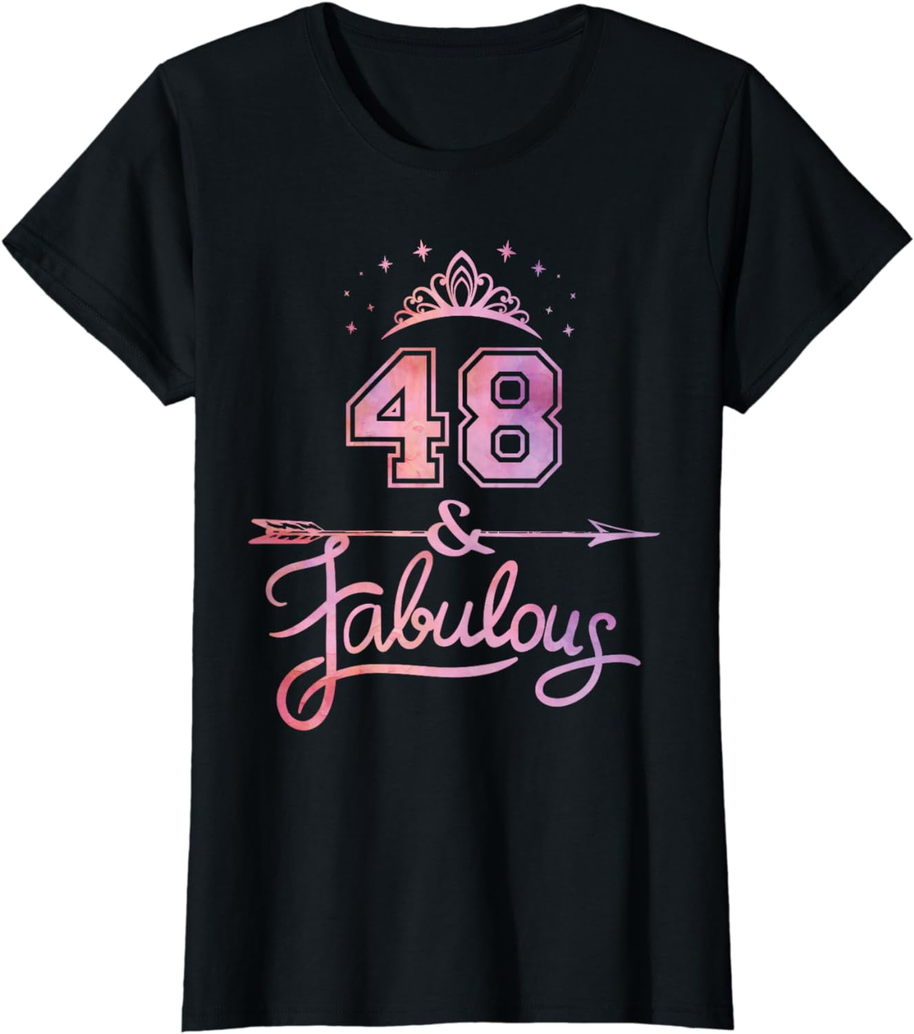 Women 48 Years Old And Fabulous Happy 48th Birthday T-Shirt - Walmart.com