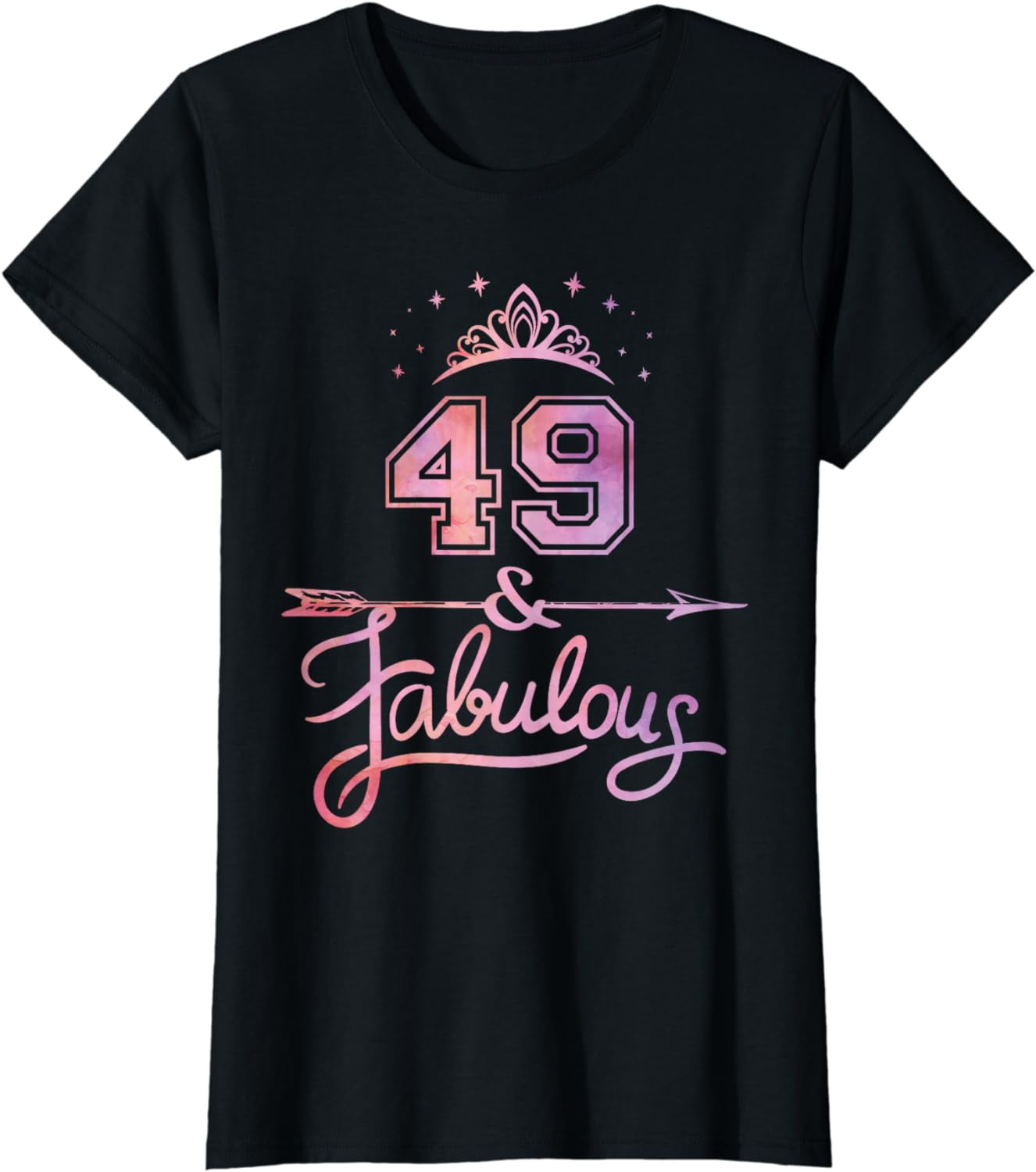 Women 49 Years Old And Fabulous Happy 49th Birthday T-Shirt - Walmart.com