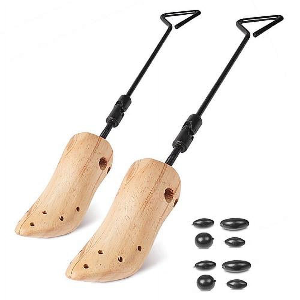 One Pair Women's Adjustable Width Wooden Boot Stretcher, Shoe Shaper ...