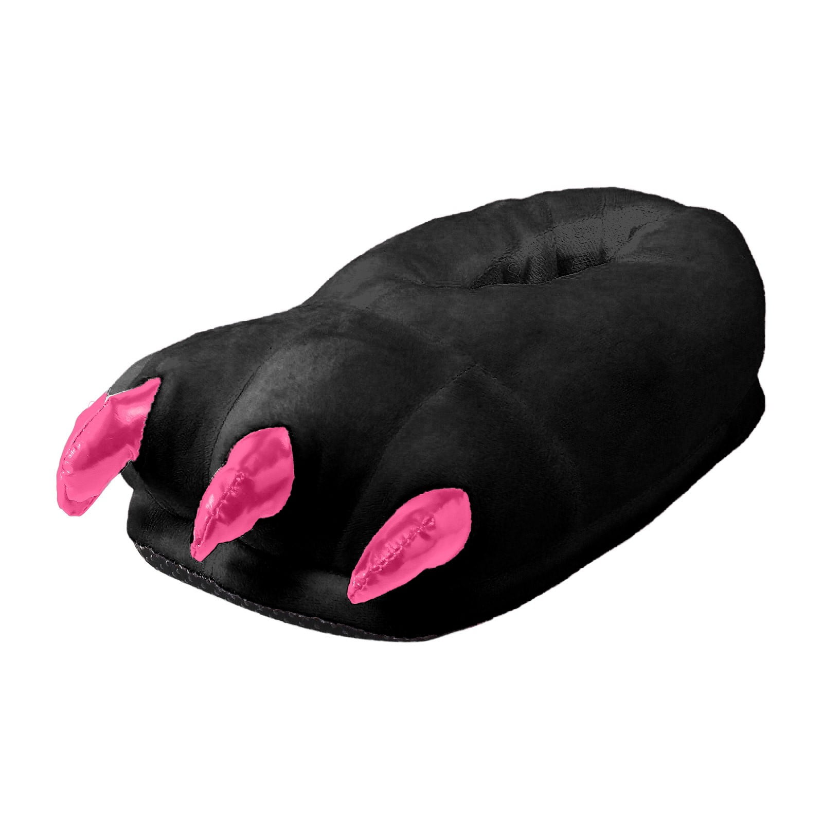 Fukaraa Plush Bear Paw Slippers, Snug Dinosaur Claw House Shoes & Soft ...
