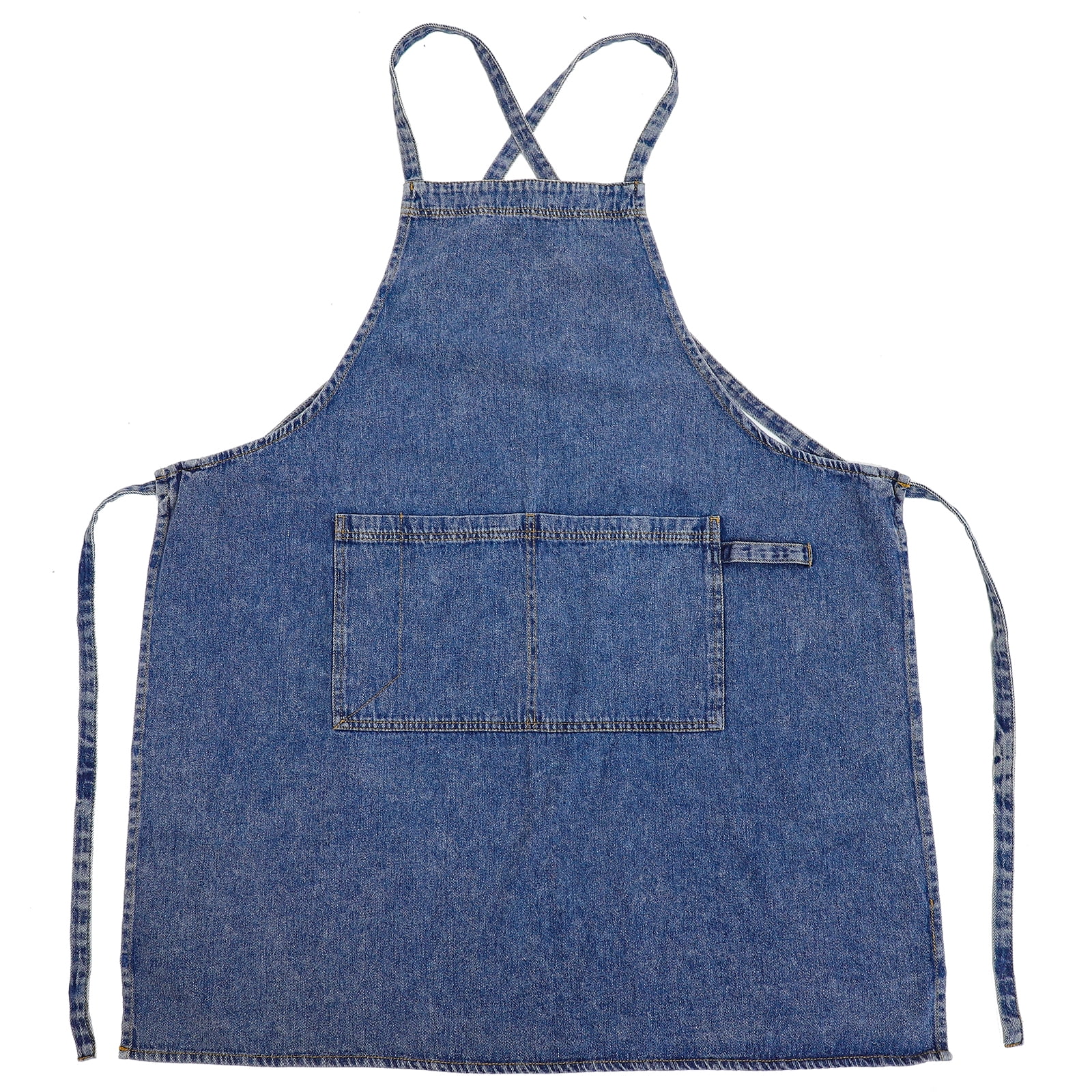 Women Apron Home Kitchen Denim Apron Cooking Apron Baking Apron ...