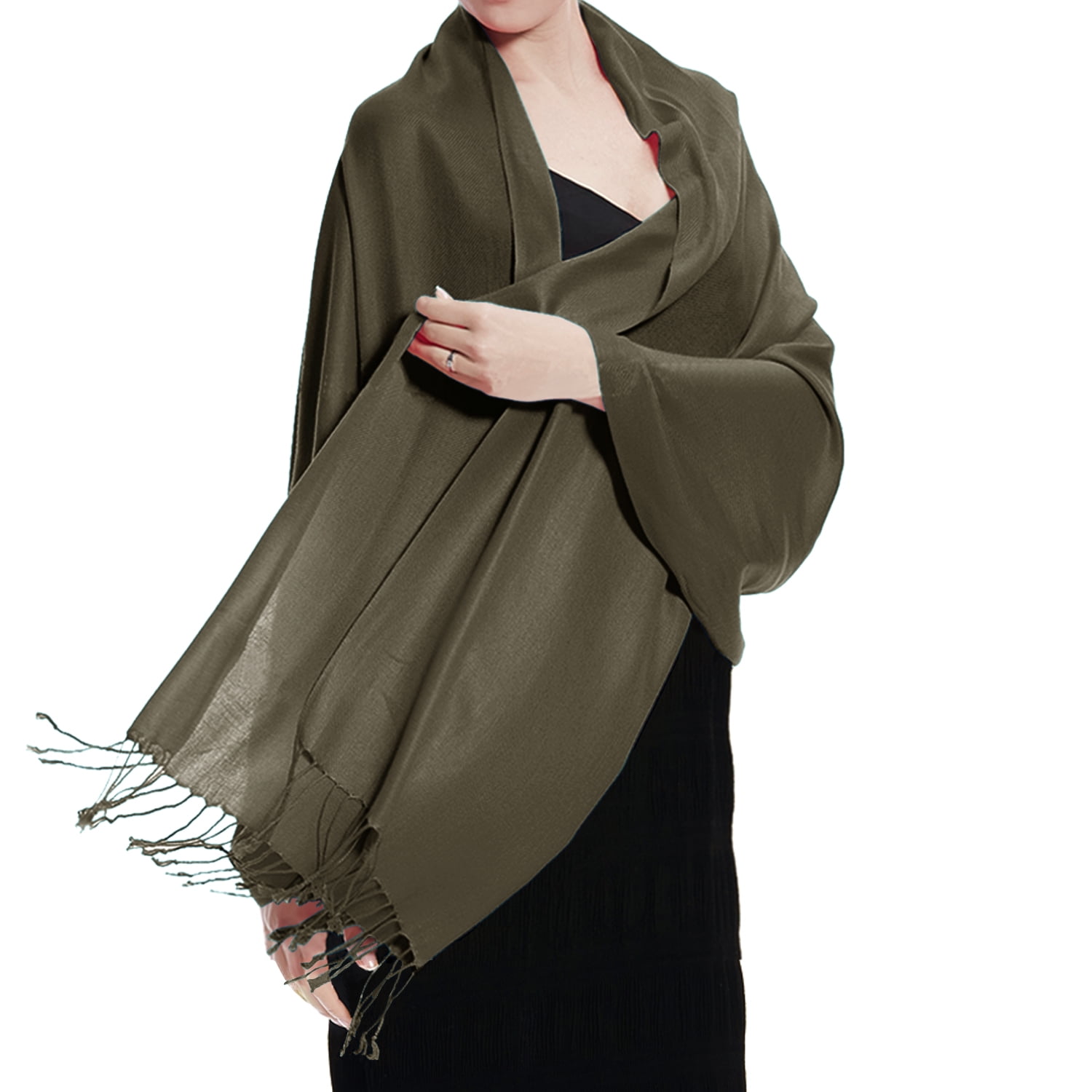 TZ Promise Women's Pashmina Solid Color Shawl - Walmart.com