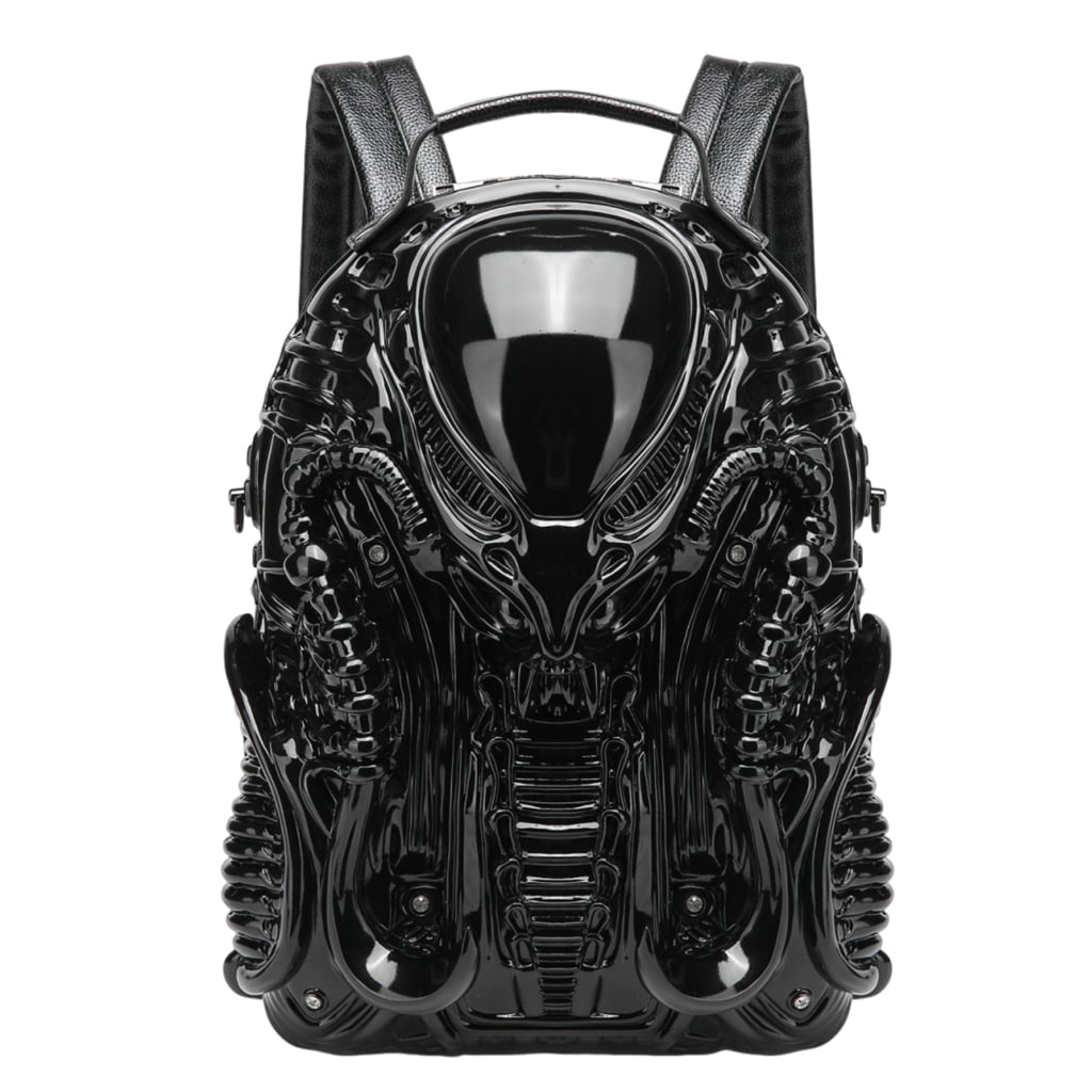 Women Backpack Predalien Handbag 3D Xenomorph Shaped Backpack Backpack ...