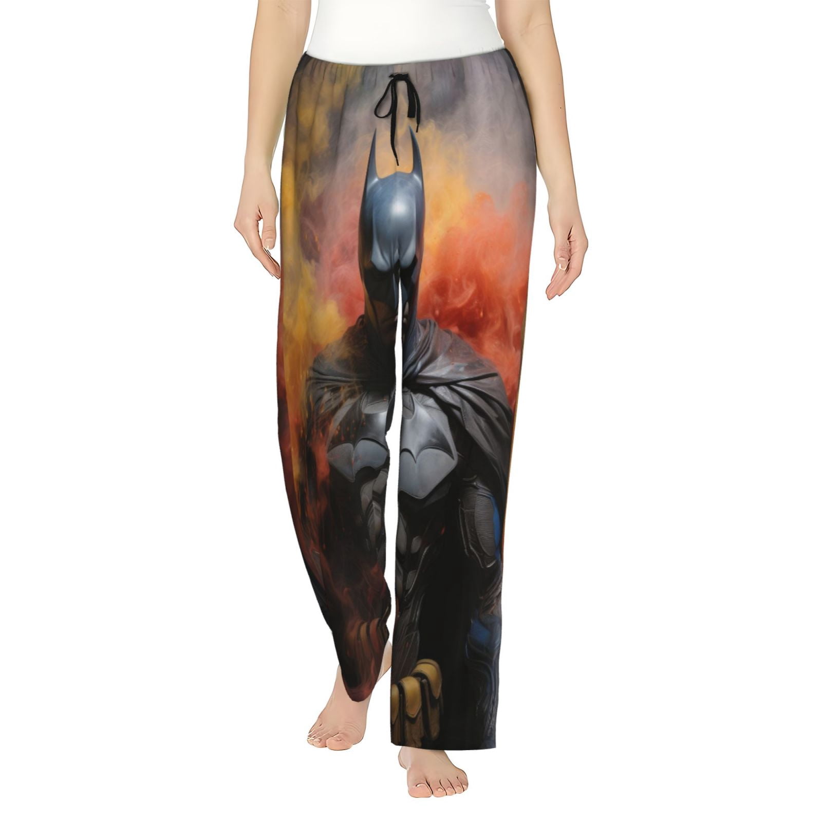 Women Bat-,Menn Pajamas Pant 3d Printed Sleepwear Drawstring Sleep ...