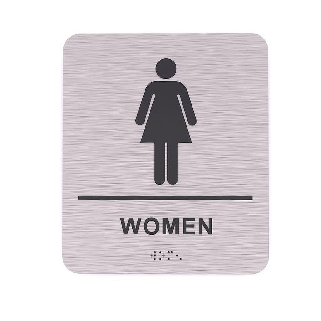 Women Bathroom Sign Blinksigns - ADA Compliant Restroom Signs ...