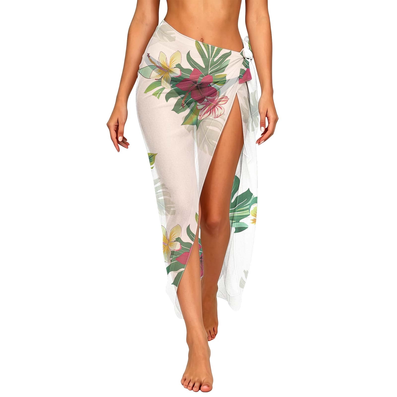 Women Beach Cover Up Sarong Pareo Wraps Bikini Bathing Suit Swimwear ...