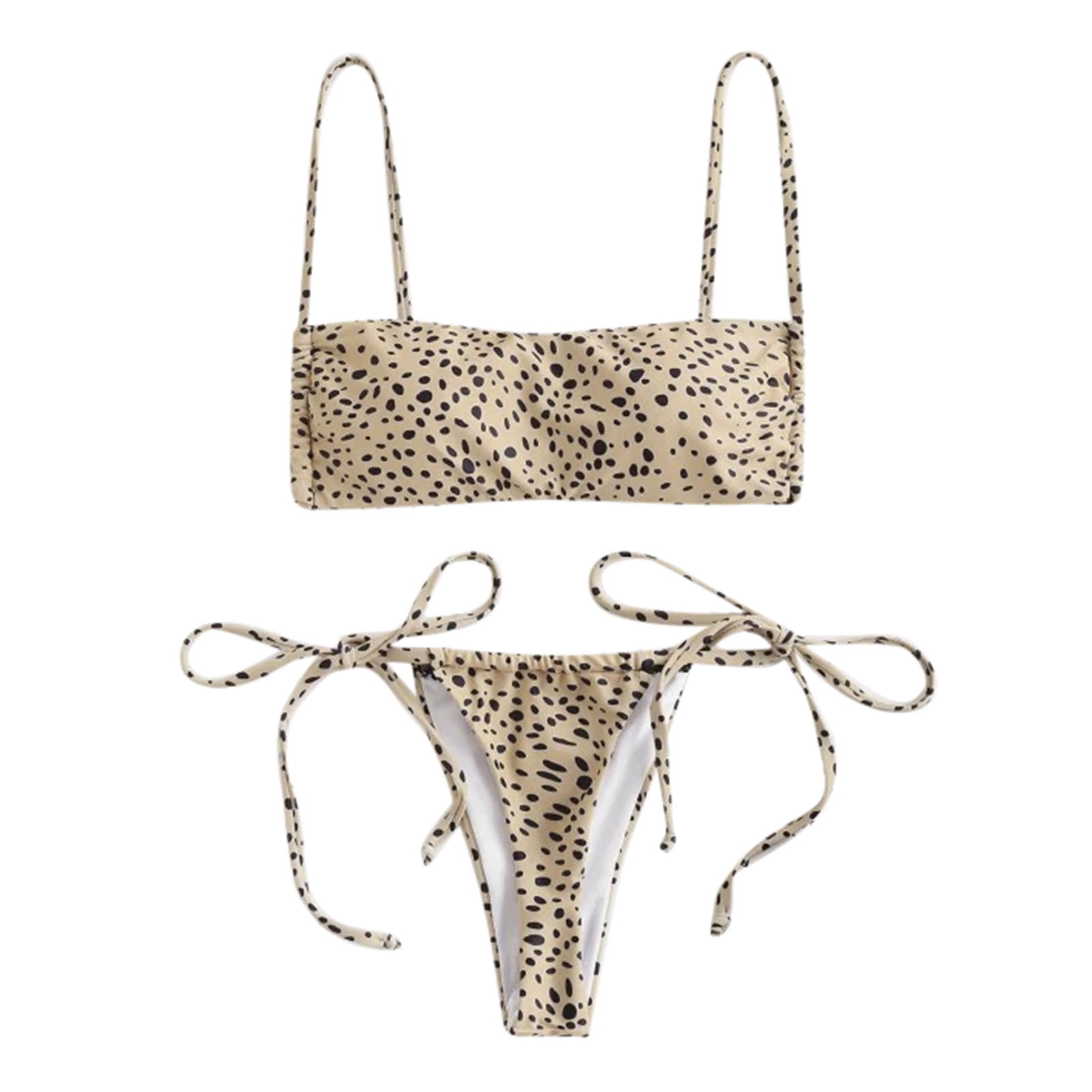 Women Beach Outfits Vintage Dot Tankini Sexy Swiming Tankinis Lady ...