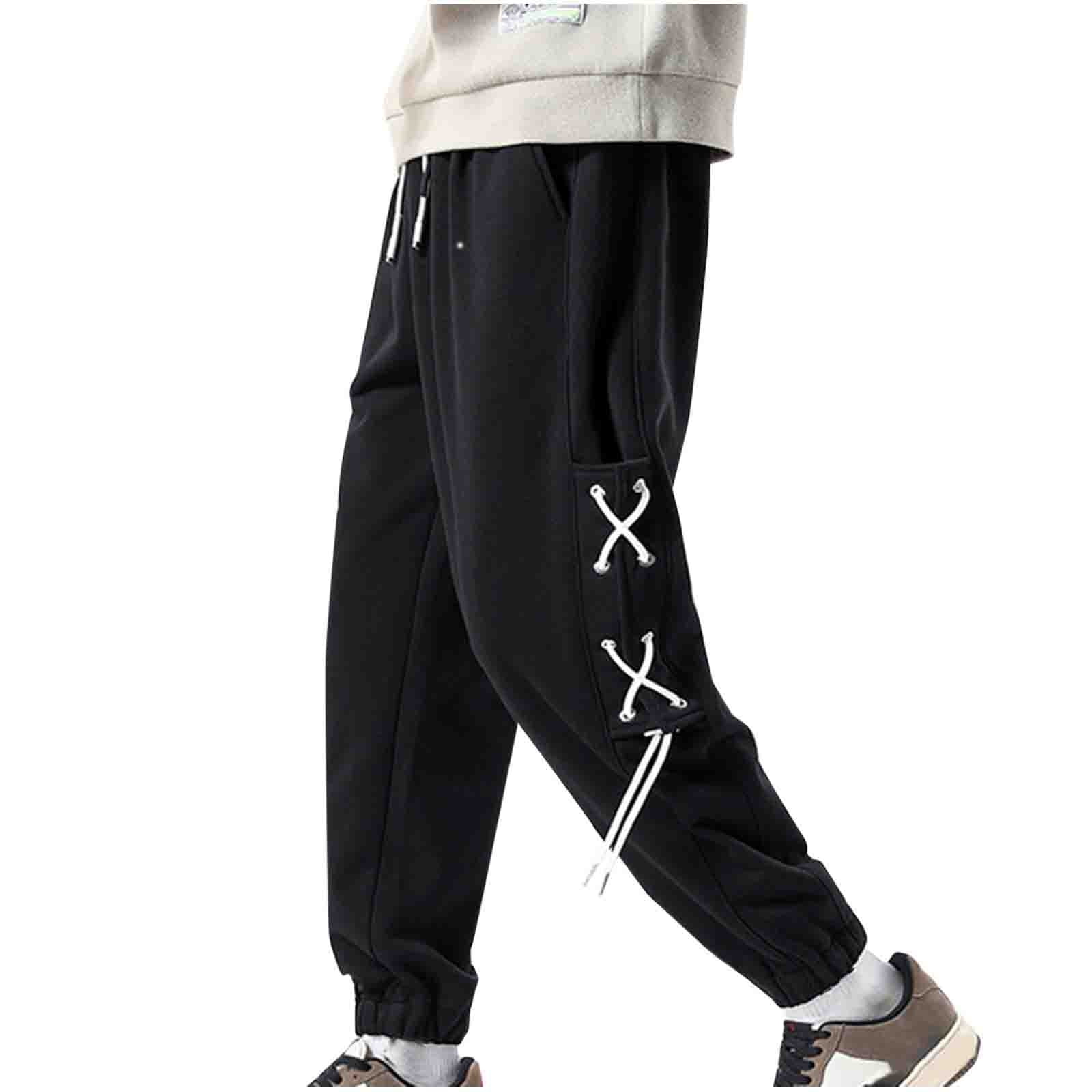 New Release, Men's Solid Color Leisure Sweatpants, Easy Shut Up, Add ...