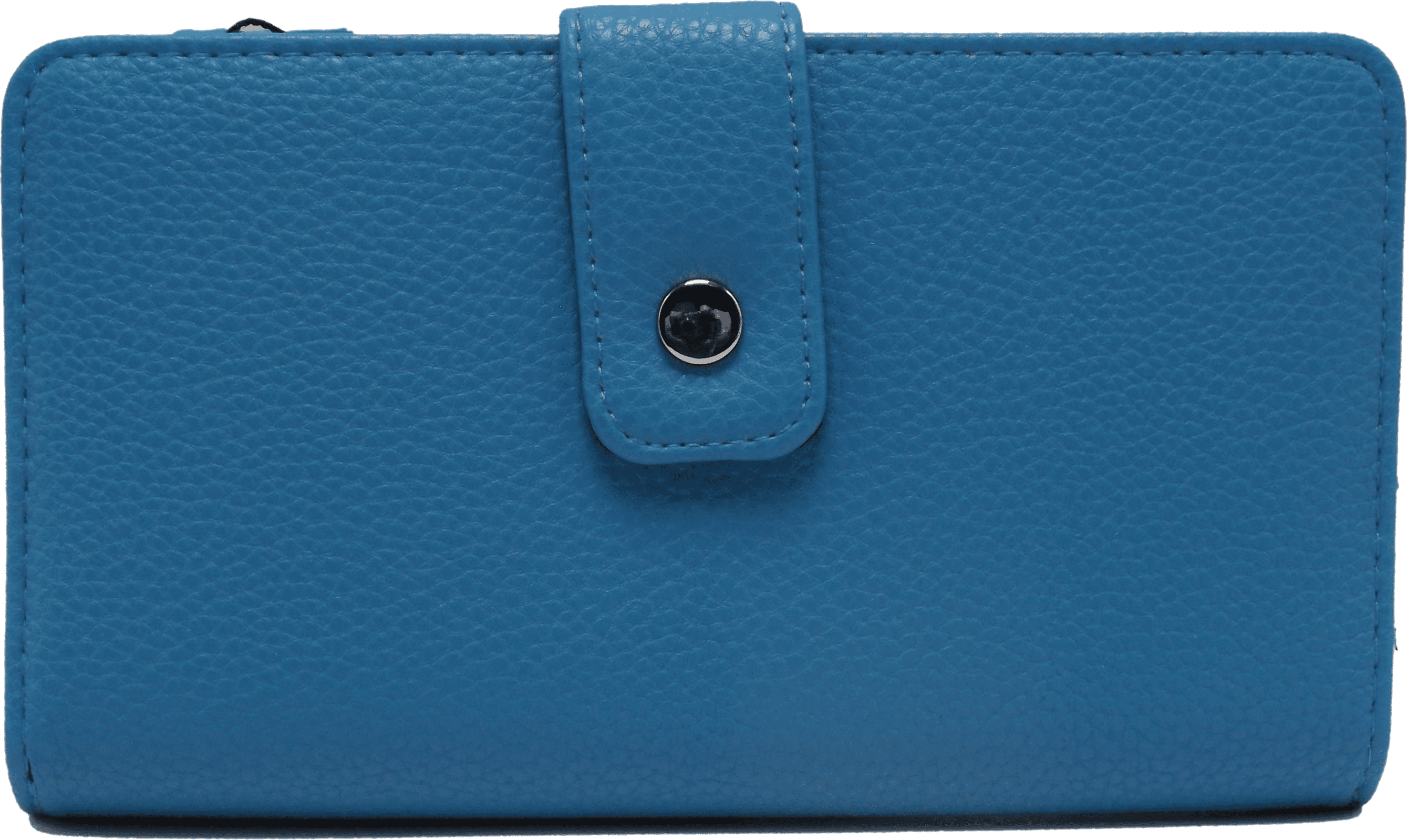 Women Bonded Genuine LEATHER Tab Clutch Fat Mundi WALLET RFID Ladies ID ...